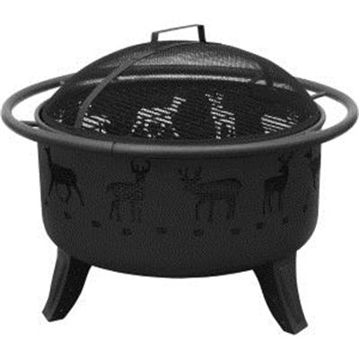 Deer Track Fire Pit Black – mehlmen.com